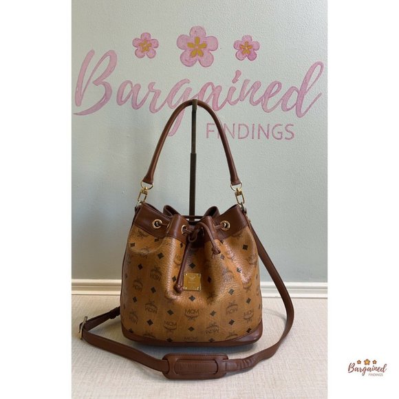MCM | Bags | Authentic Mcm Vintage Cognac Visetos Monogram Canvas ...